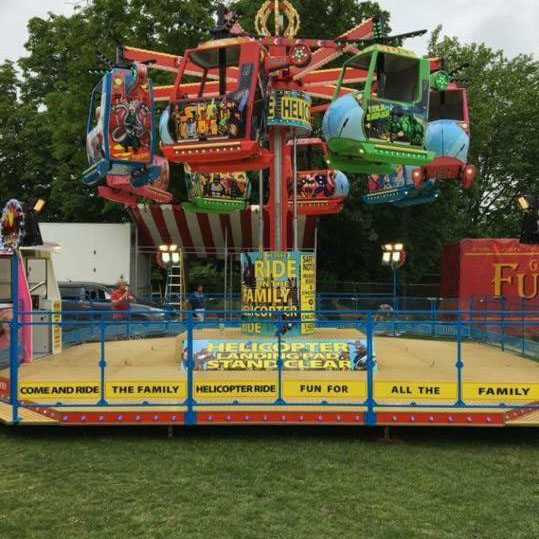 Helicopter Rides for Kids | Funfair Hire | Poplar Attractions