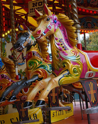 History of the Fairground Carousel | Poplar Attractions